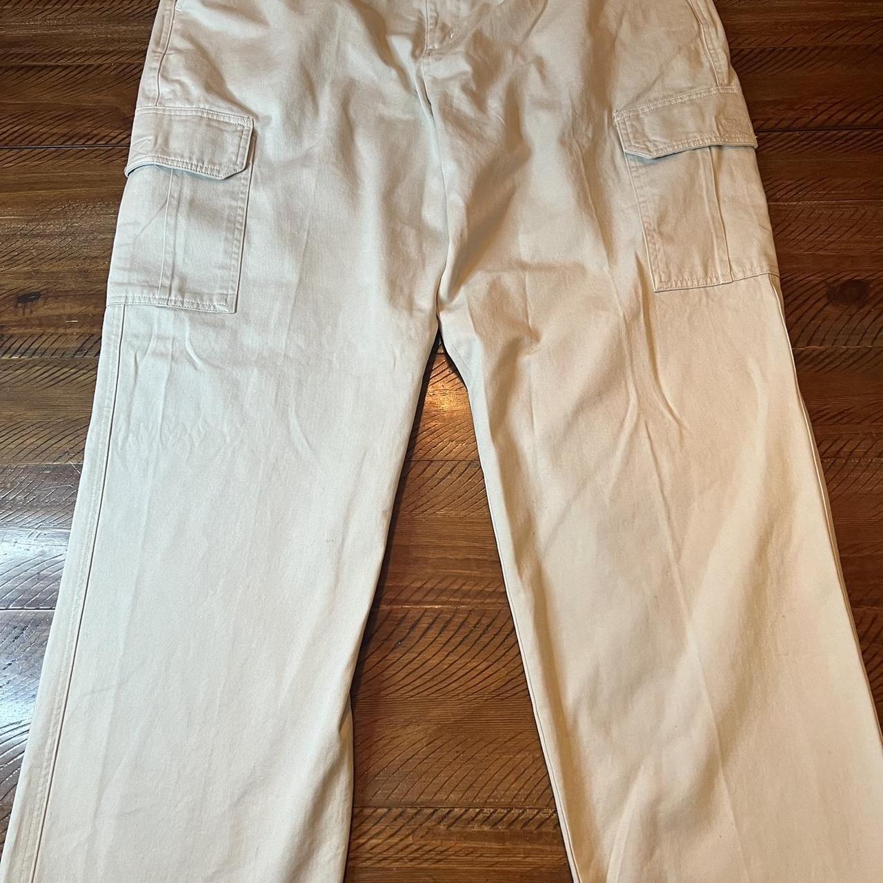Cargo pants Chaps 93400R W 38 X L 32 NWT Khaki/tan - Depop