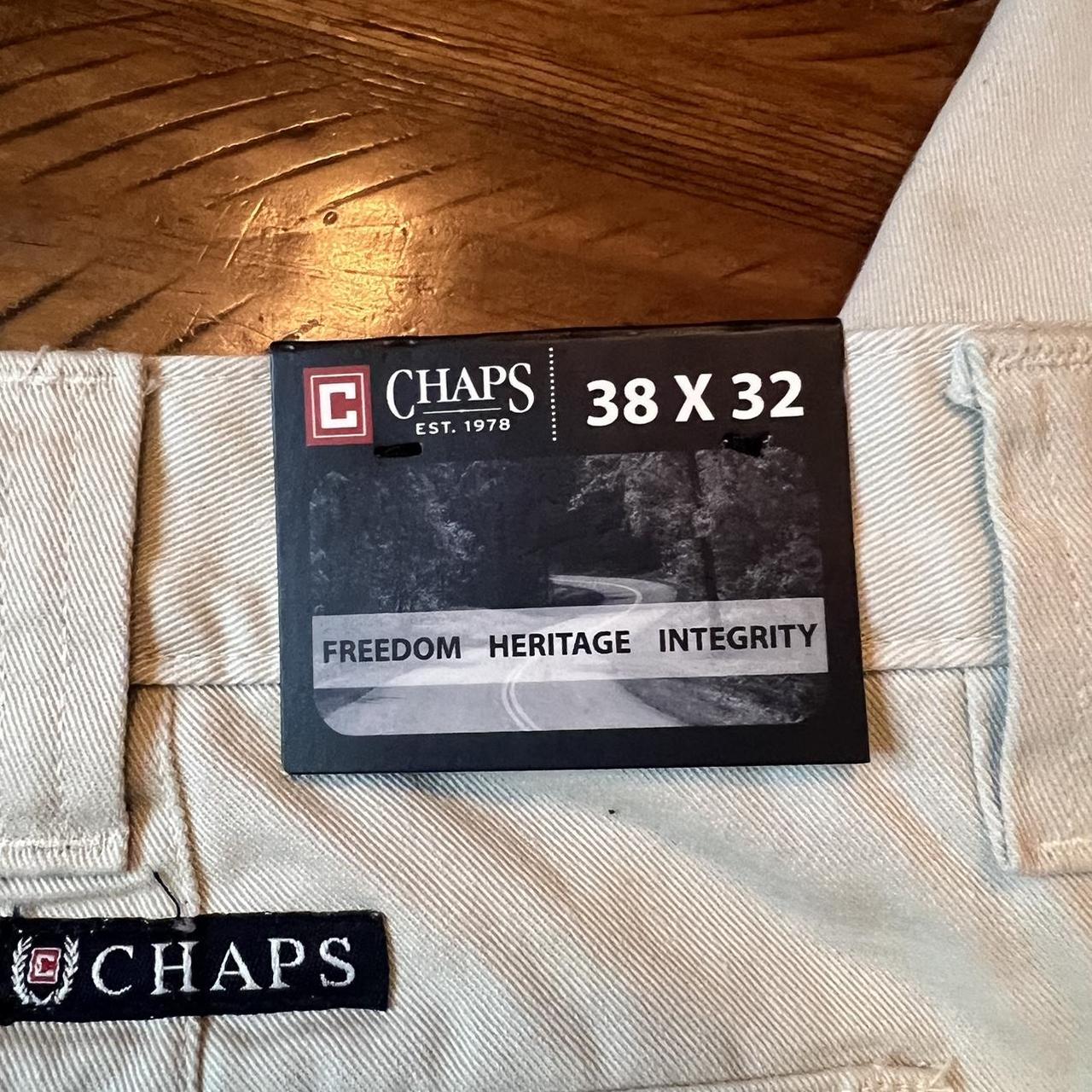 Cargo pants Chaps 93400R W 38 X L 32 NWT Khaki/tan - Depop