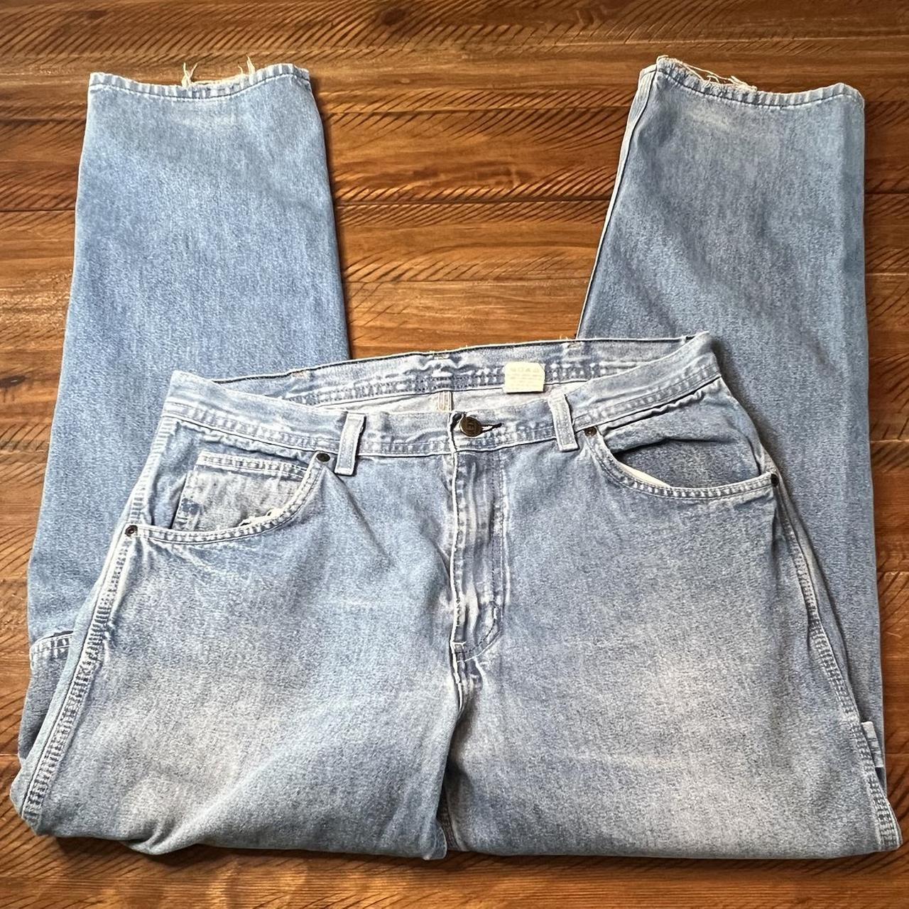 Key carpenter jeans light denim size 34 X 32 - Depop