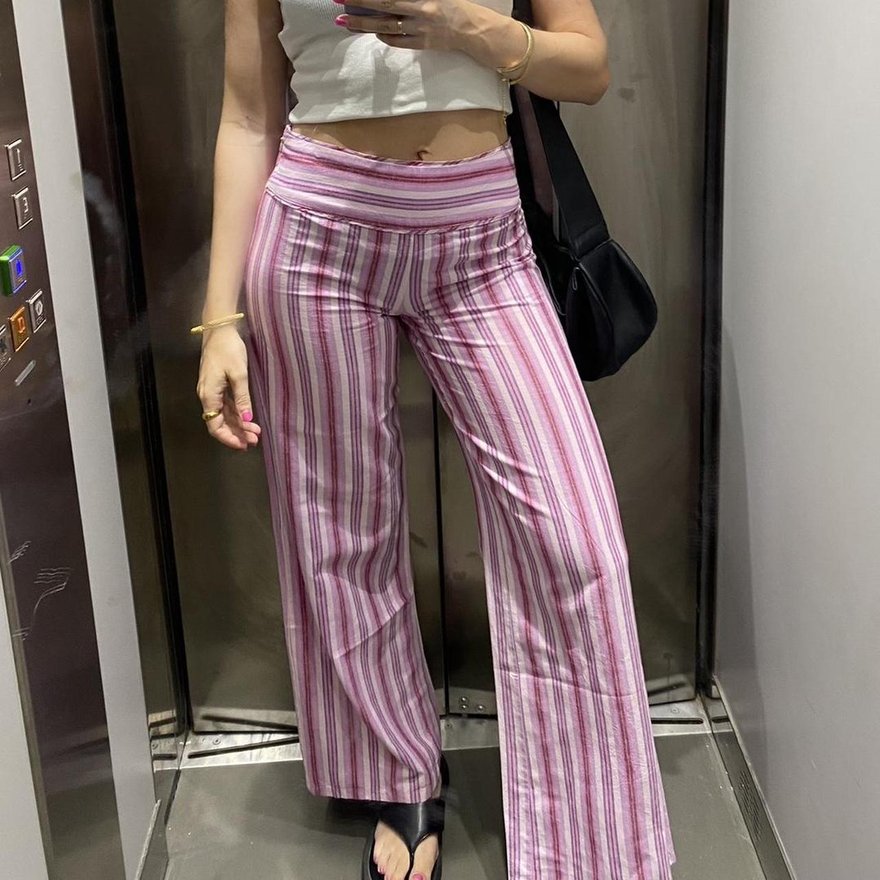 Viral mango pink pants - Depop