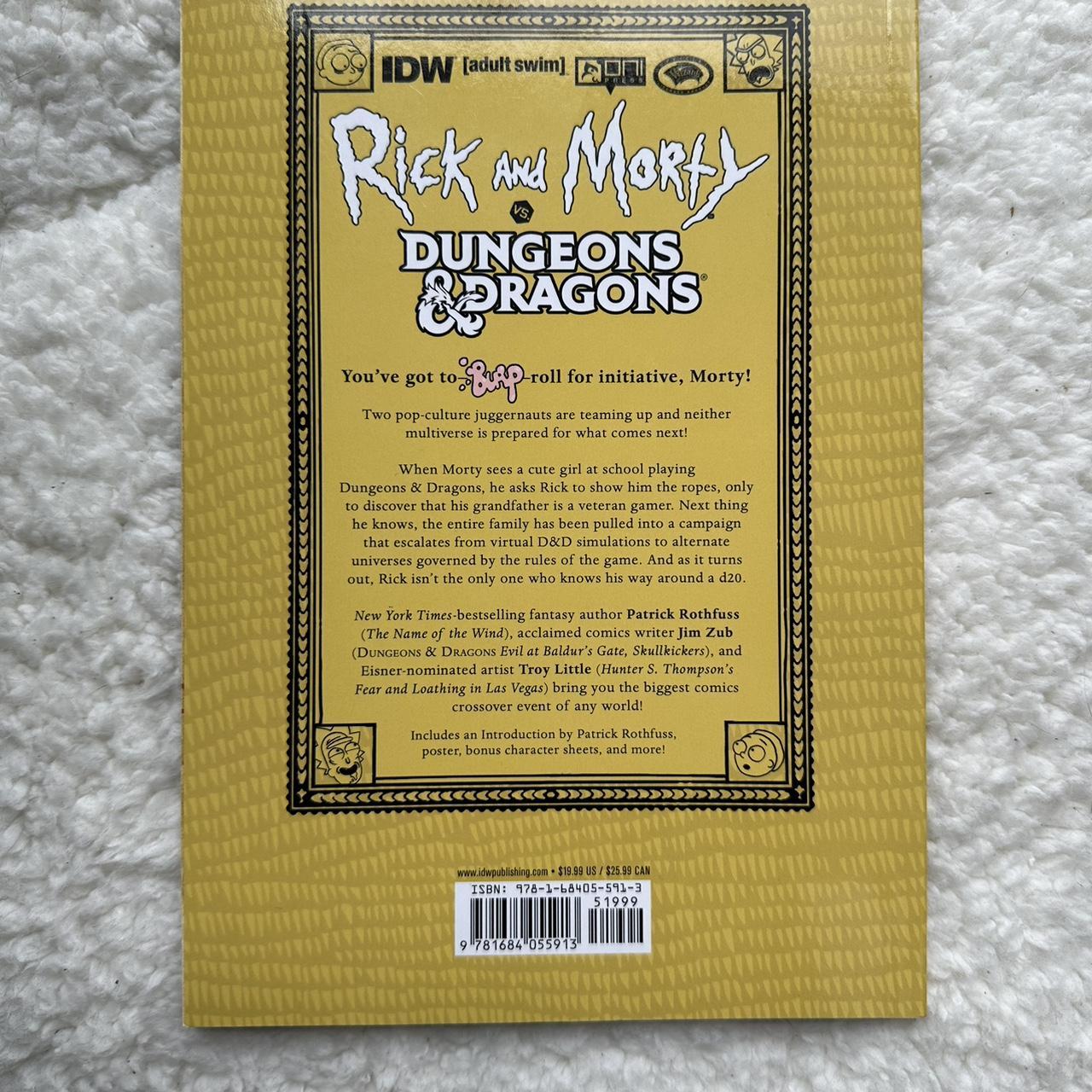 rick and morty d&d comic book. NO FLAWS! dm for info... - Depop
