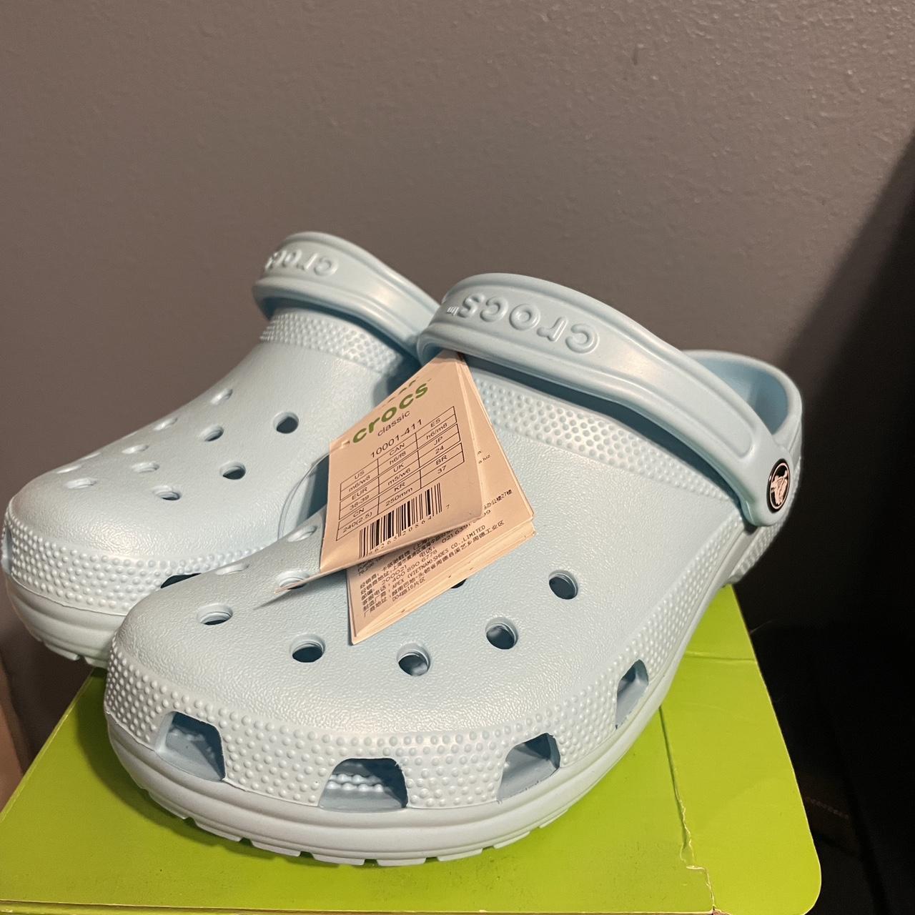 Brand new crocs size 8W, 6M #crocs - Depop