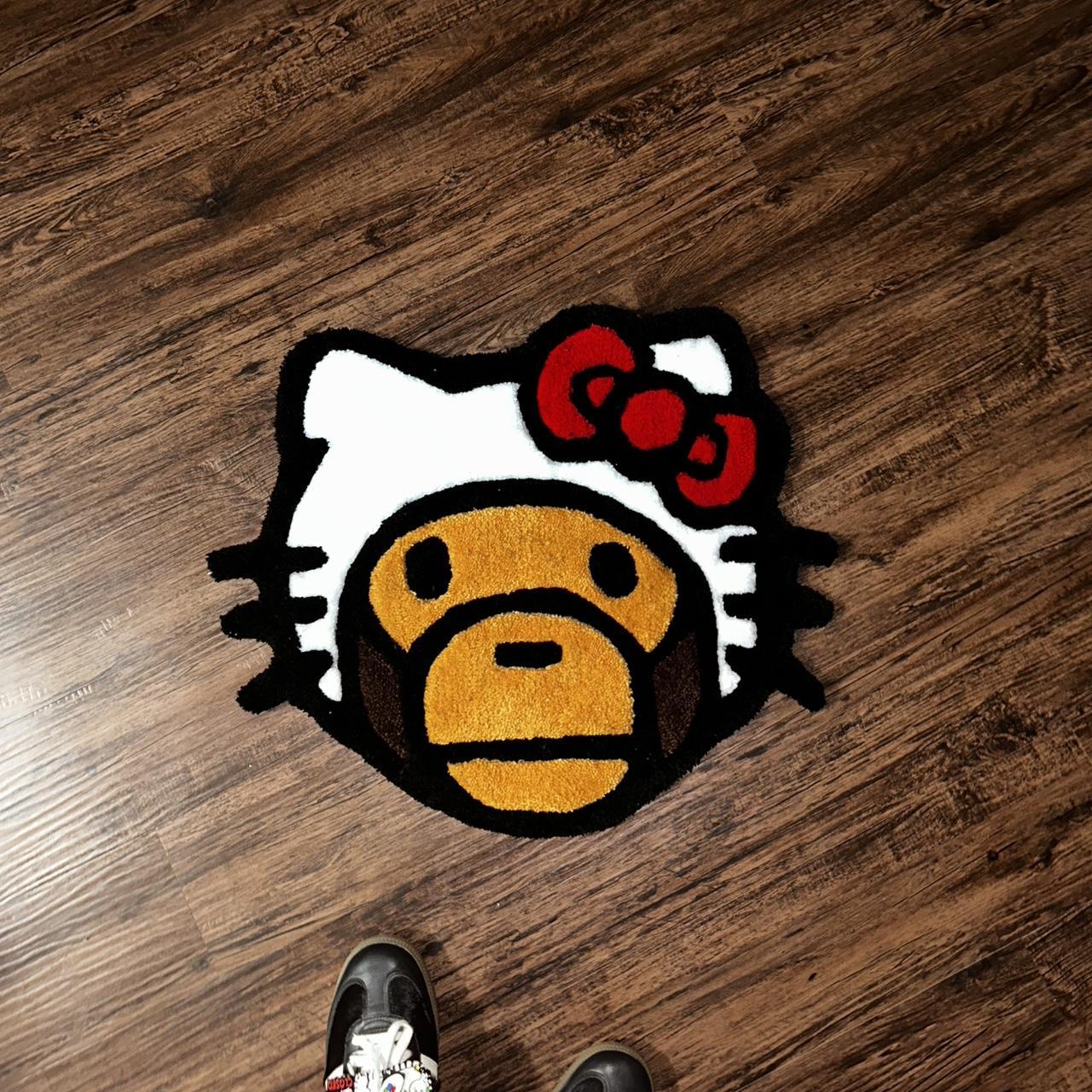 Custom Tufted BAPE x Hello Kitty Rug #streetwear... | Depop