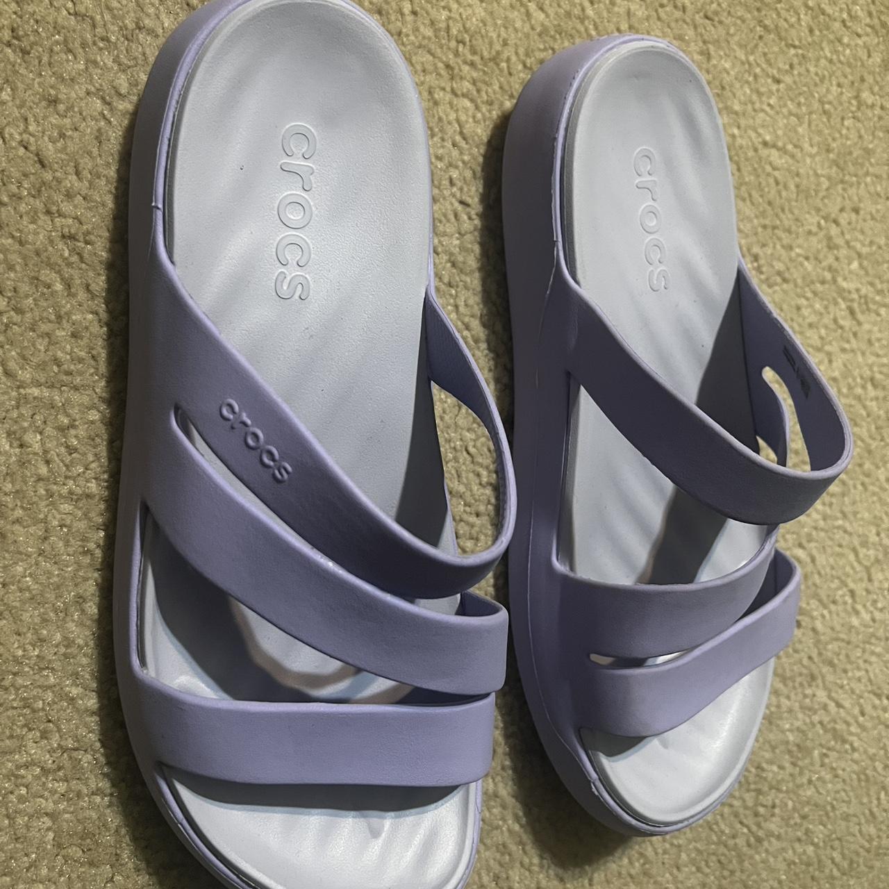 Lilac Crocs sandals #Crocs | Depop