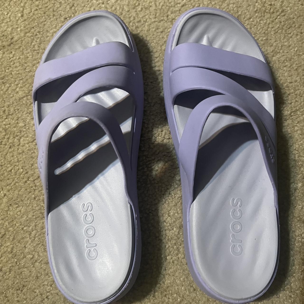 Lilac Crocs sandals #Crocs | Depop