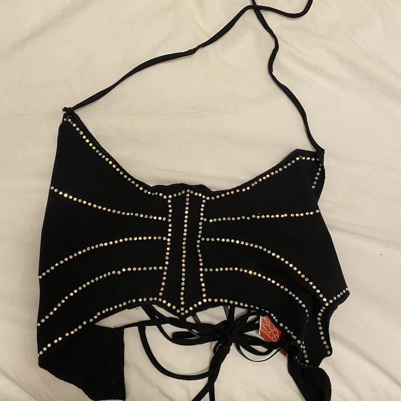 Super cute tie up top! This gives me euphoria vibes.... - Depop