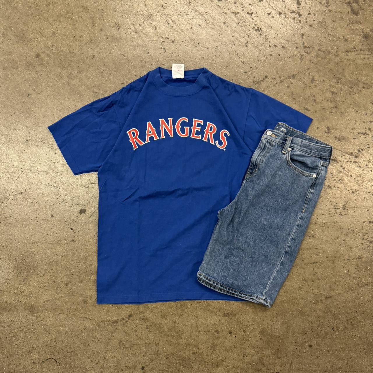 Vintage 90s Texas Rangers Baseball Tee... | Depop