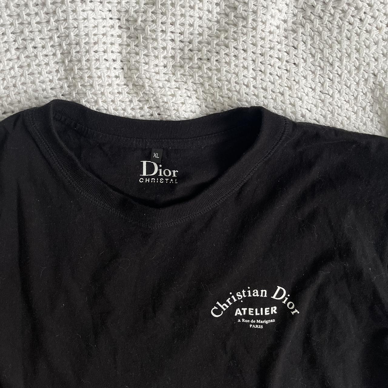 Black CD cropped T-shirt This was a size XL in... - Depop