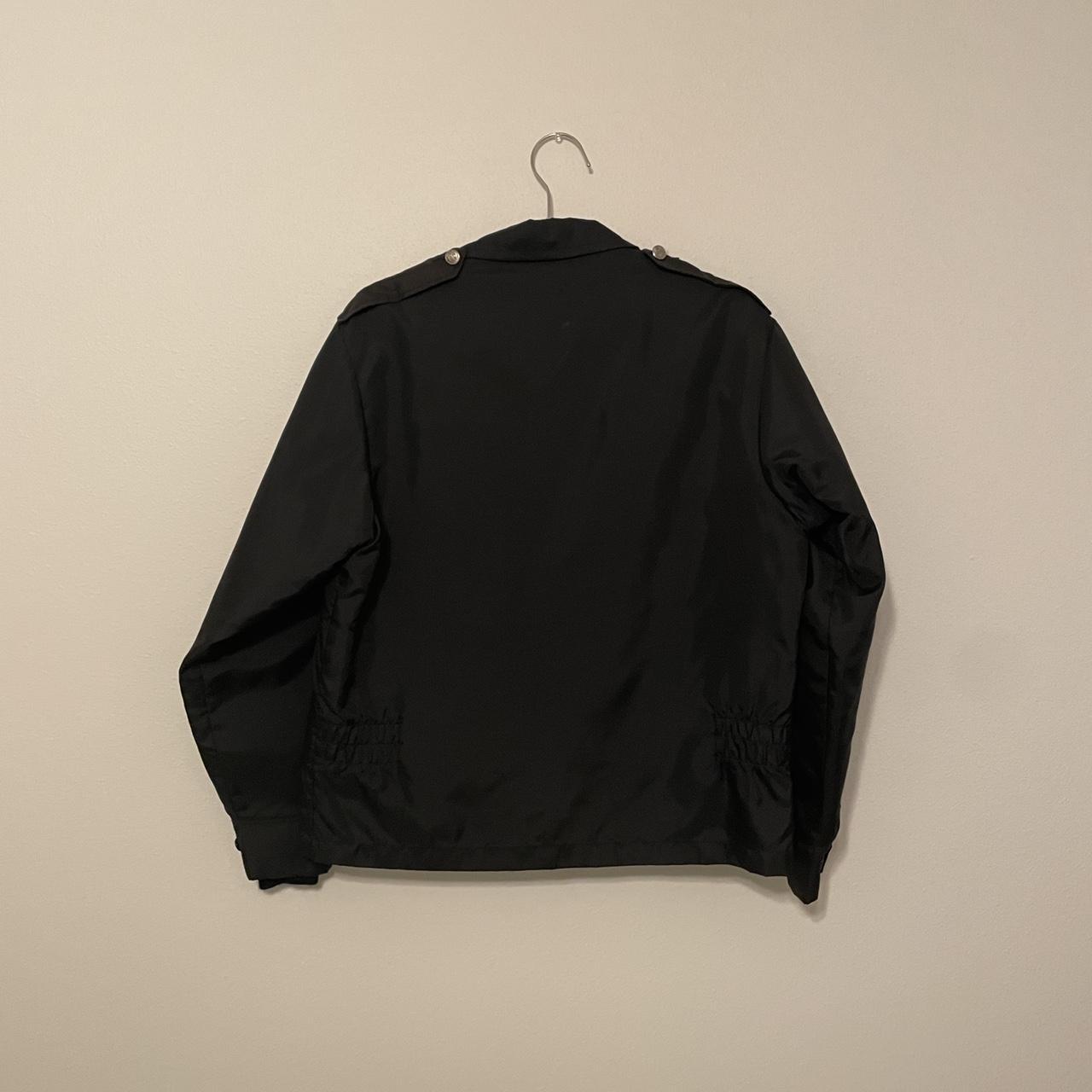 vintage black jacket, unsure of year, i think the... - Depop