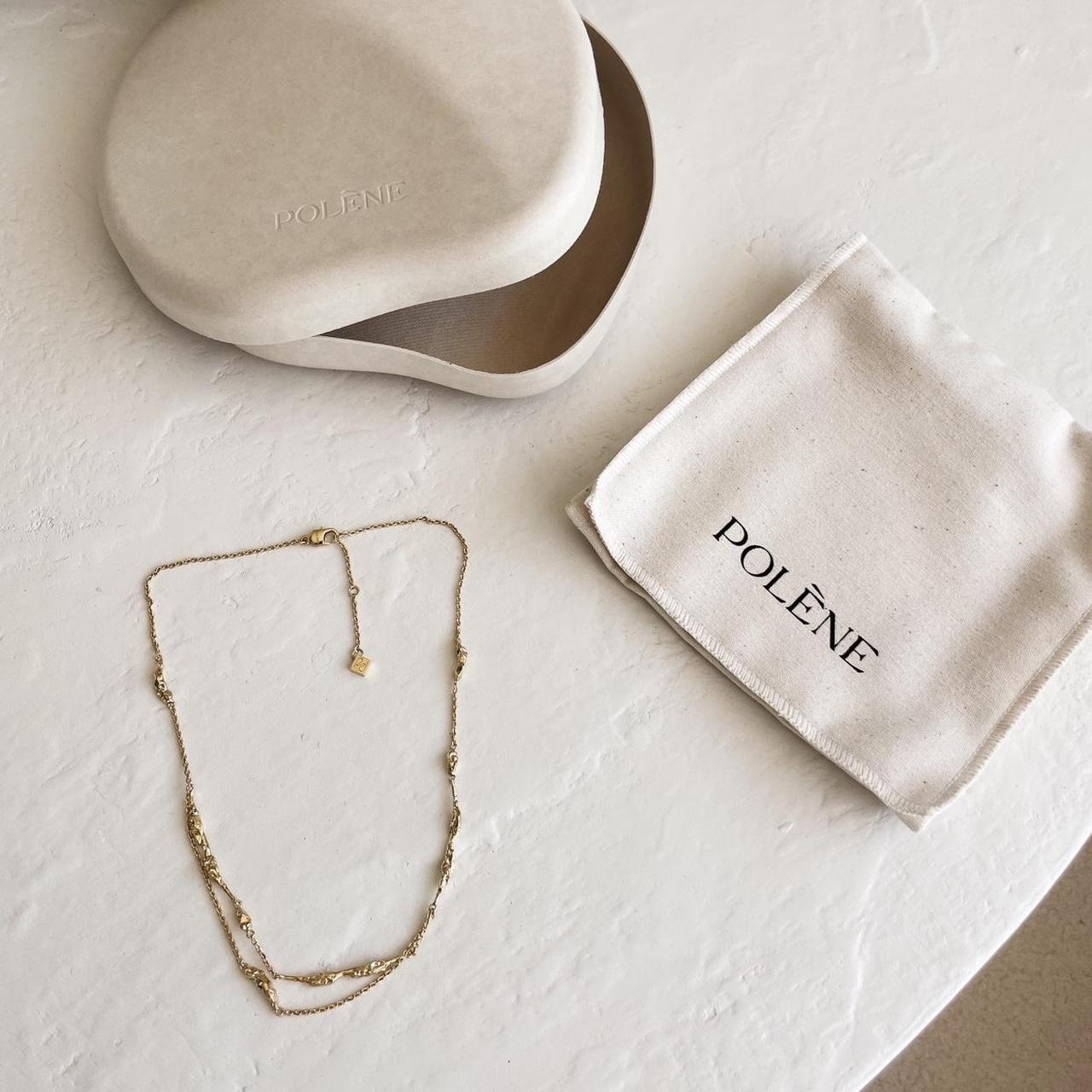 Polene Paris necklace - double chain front styling... - Depop