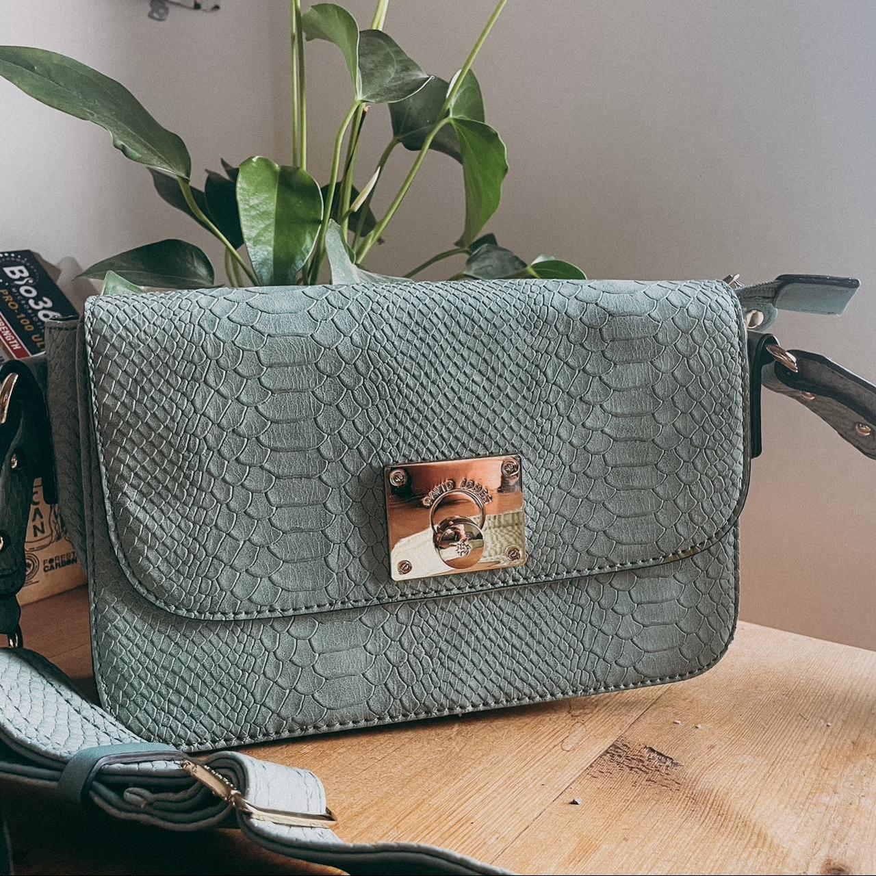 David Jones cross body bag. Pale blue. Only used... - Depop