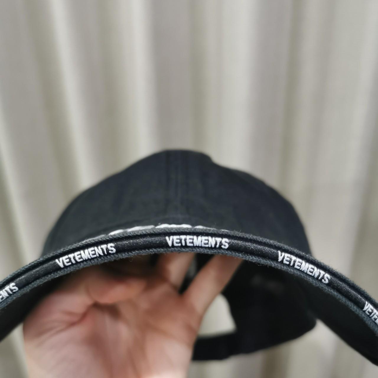 Vetements caps. Black colour. 100% Authentic. Clear... | Depop
