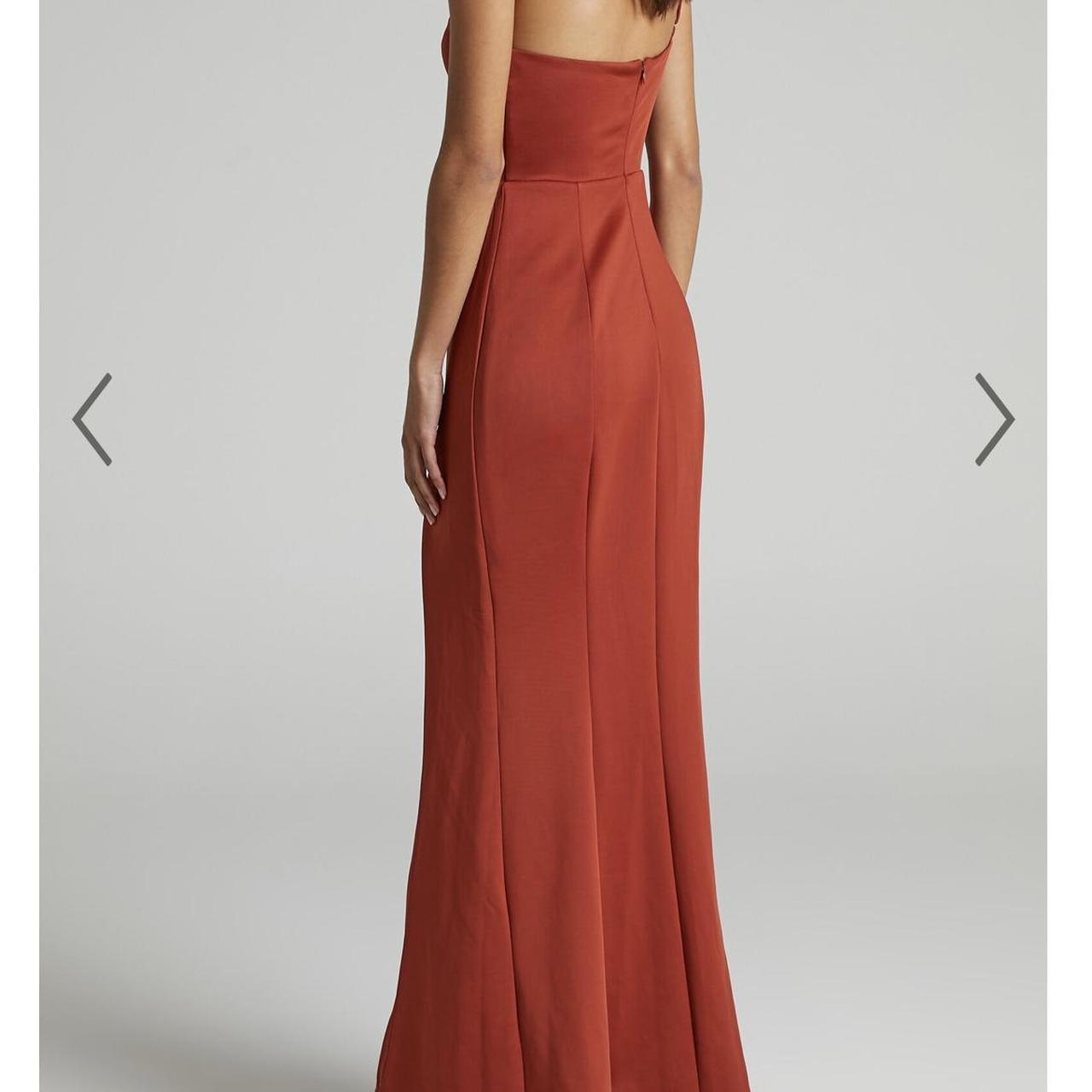 Showpo Dress One shoulder , slit , floor length ,... - Depop