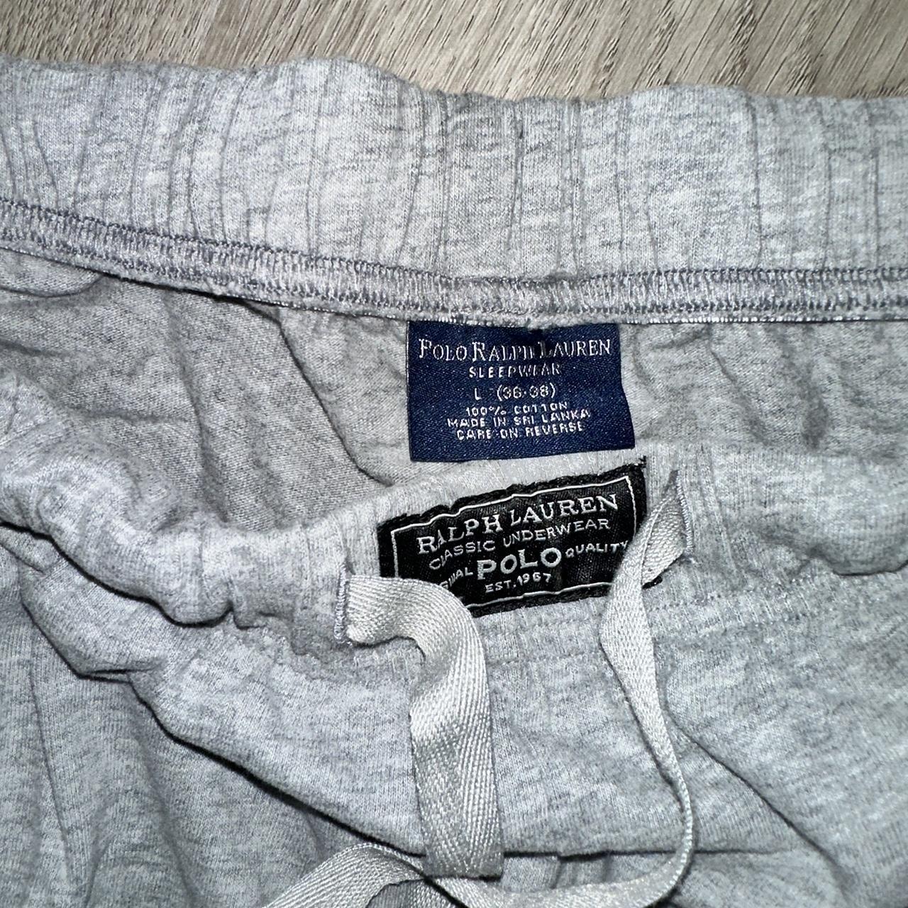 Polo Ralph Lauren gray boot cut sweats in perfect... - Depop
