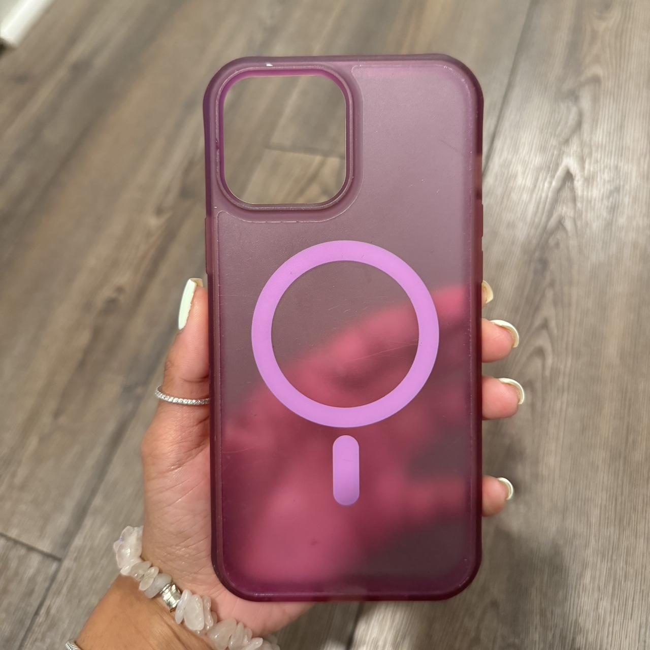 Purple/pink iPhone 12 Pro Max case MagSafe... | Depop