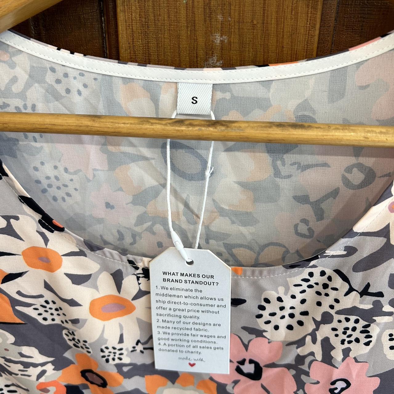 NWT- Retro Flower Garden midi dress from IndieFit.... - Depop