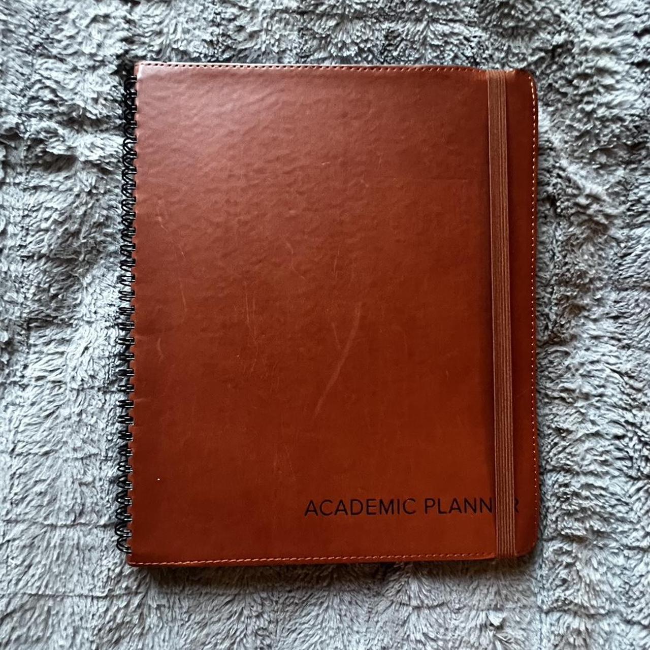 Agenda Calendar / leather cover front / Very nice /... - Depop