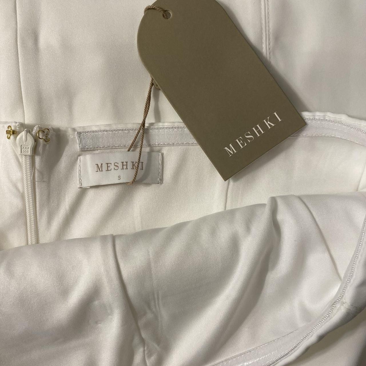 Meshki Women's White Dress | Depop