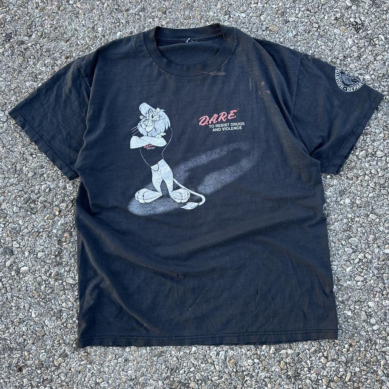 80s Dare To Resist Drugs and Violence tee #vintage... - Depop