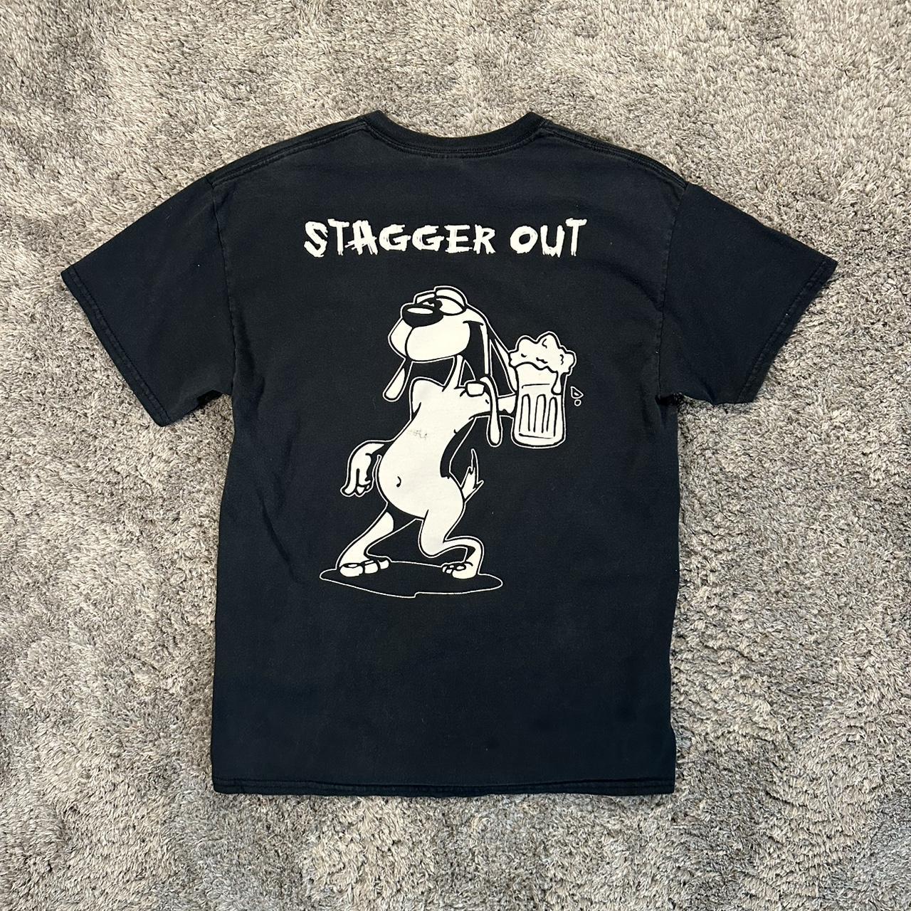 stagger out graphic tee | $10.99 the stumble... | Depop