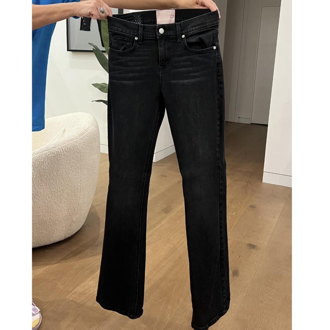 revice denim black low rise jeans #revice... | Depop