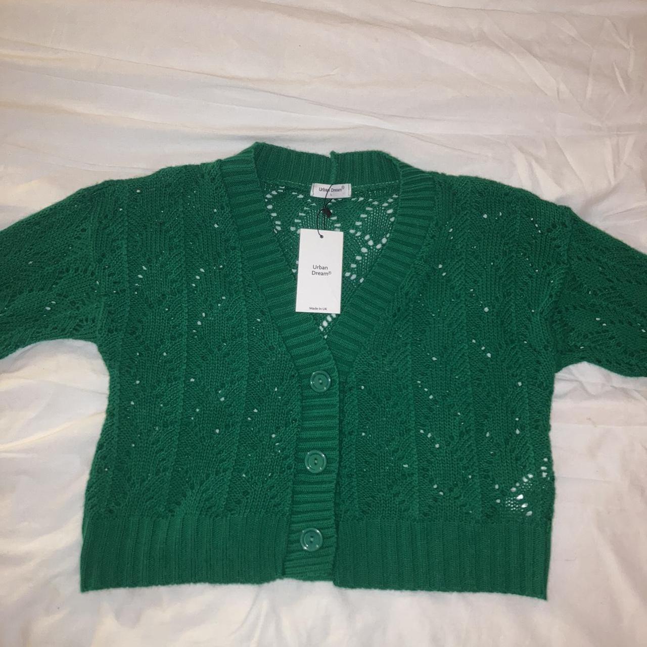 Women's Green Cardigan | Depop