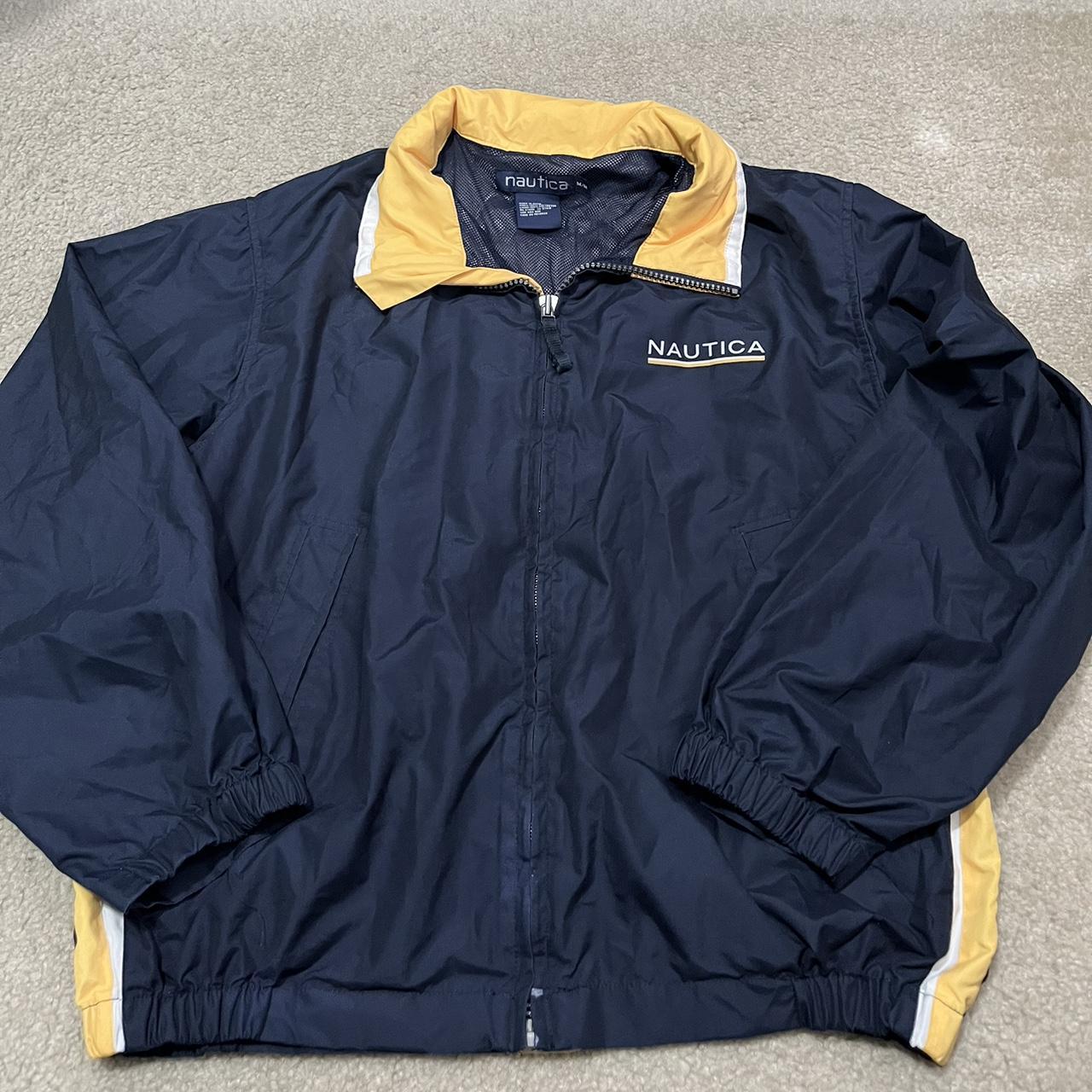 Vintage 90s Nautica Sailing Boat Windbreaker Jacket... - Depop