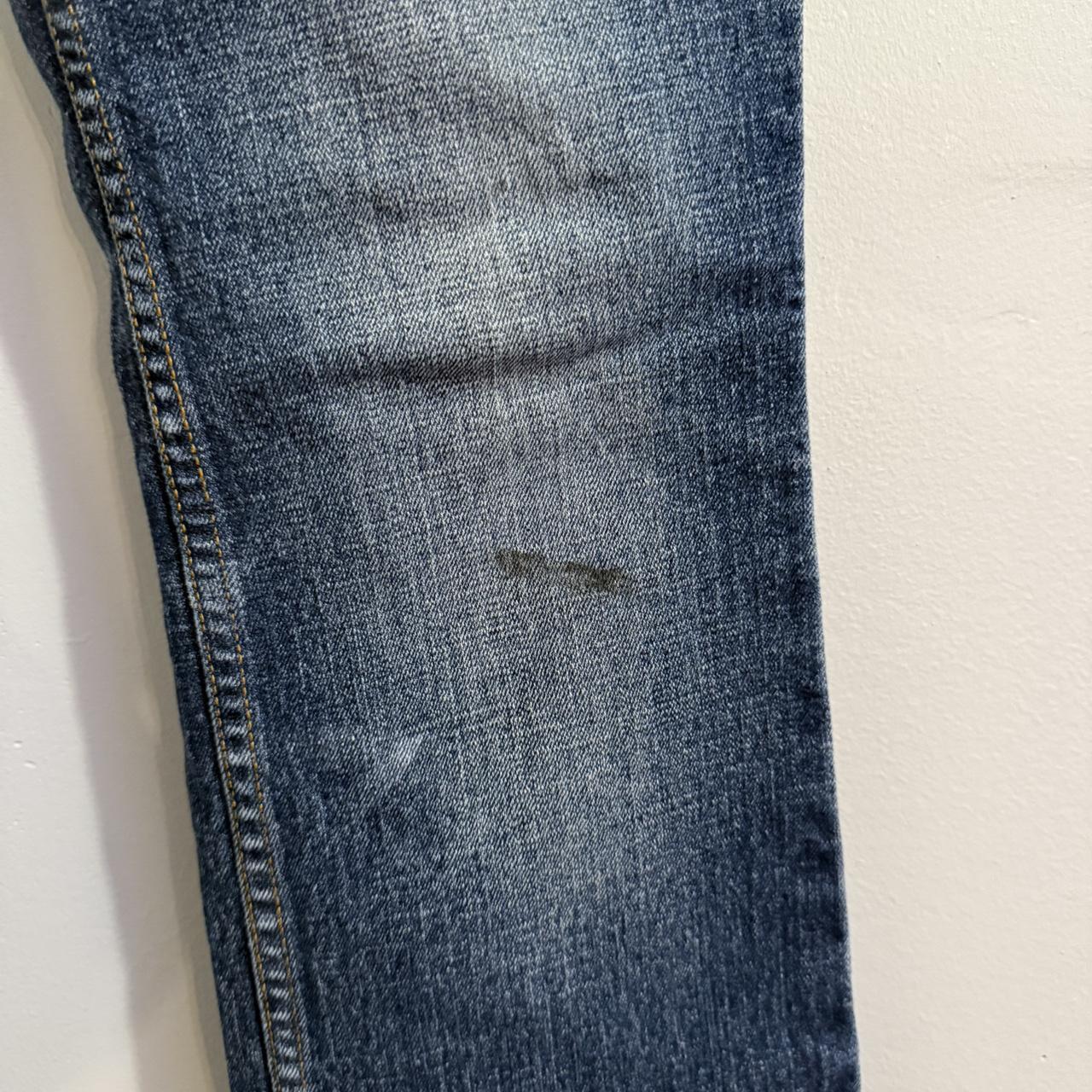 lose rise bootcut jeans Size: 5R -rips at the bottom... - Depop