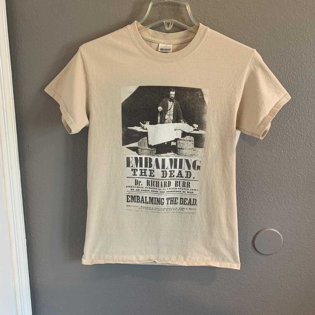 “EMBALMING THE DEAD” museum t shirt #tshirt... - Depop