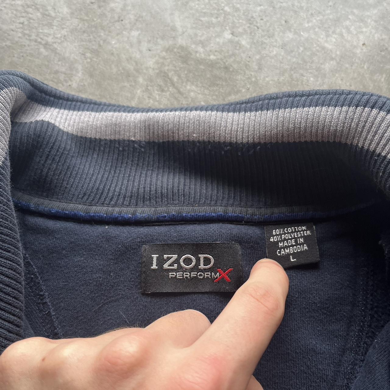Vintage IZOD zipup Size... - Depop