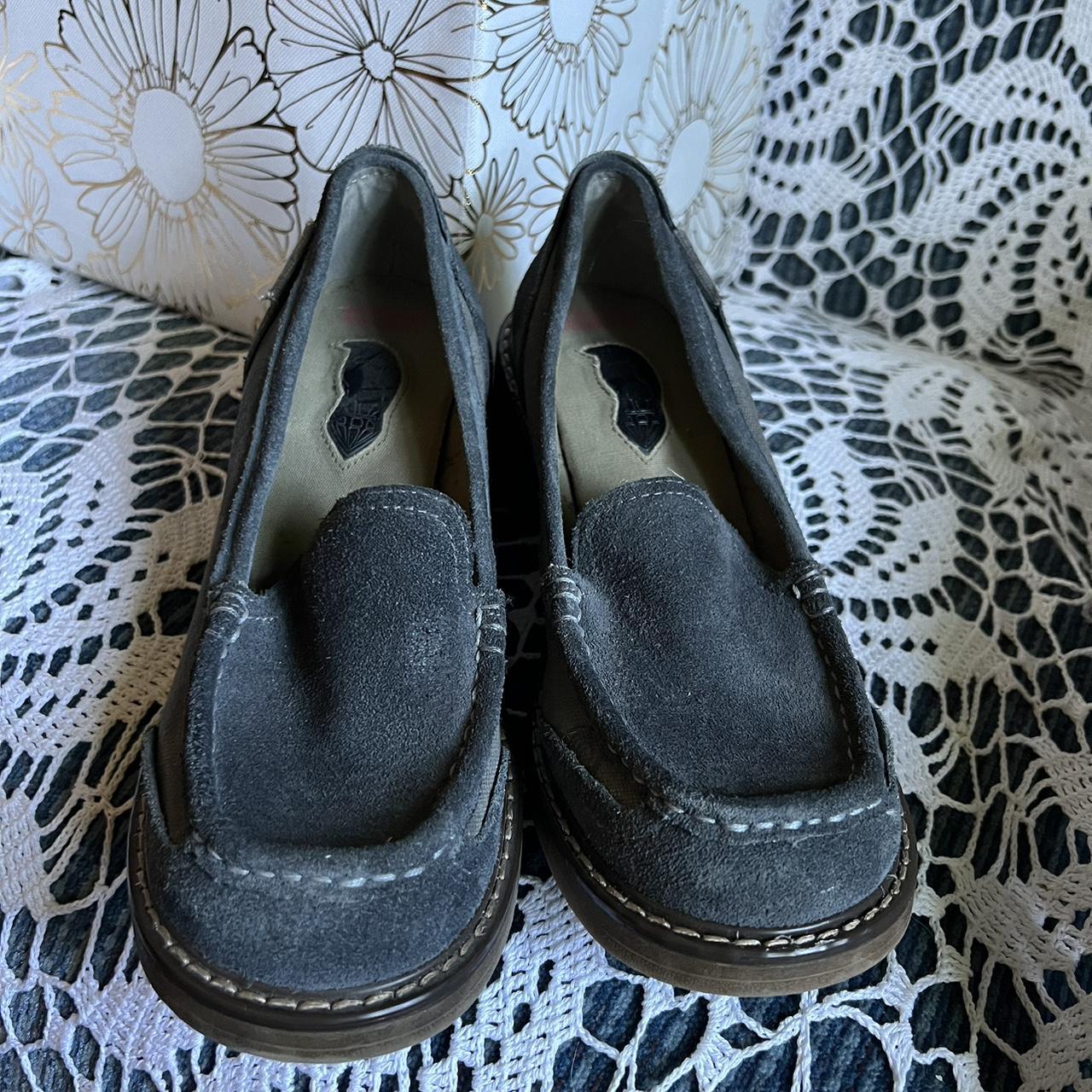 London Underground Chunky Y2K Loafer Womens 6.5 Gray... - Depop