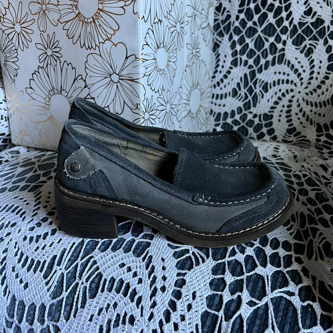 London Underground Chunky Y2K Loafer Womens 6.5 Gray... - Depop