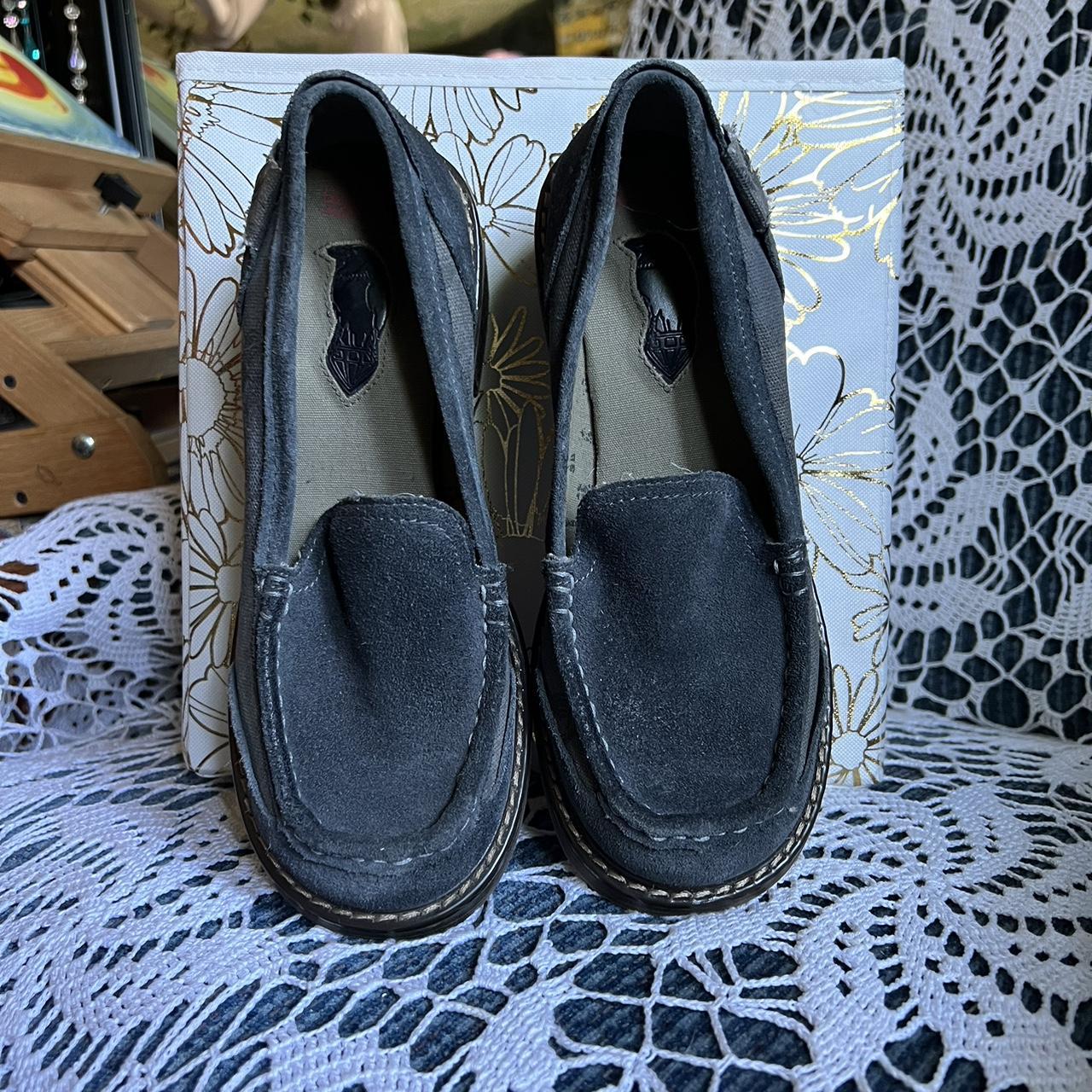 London Underground Chunky Y2K Loafer Womens 6.5 Gray... - Depop