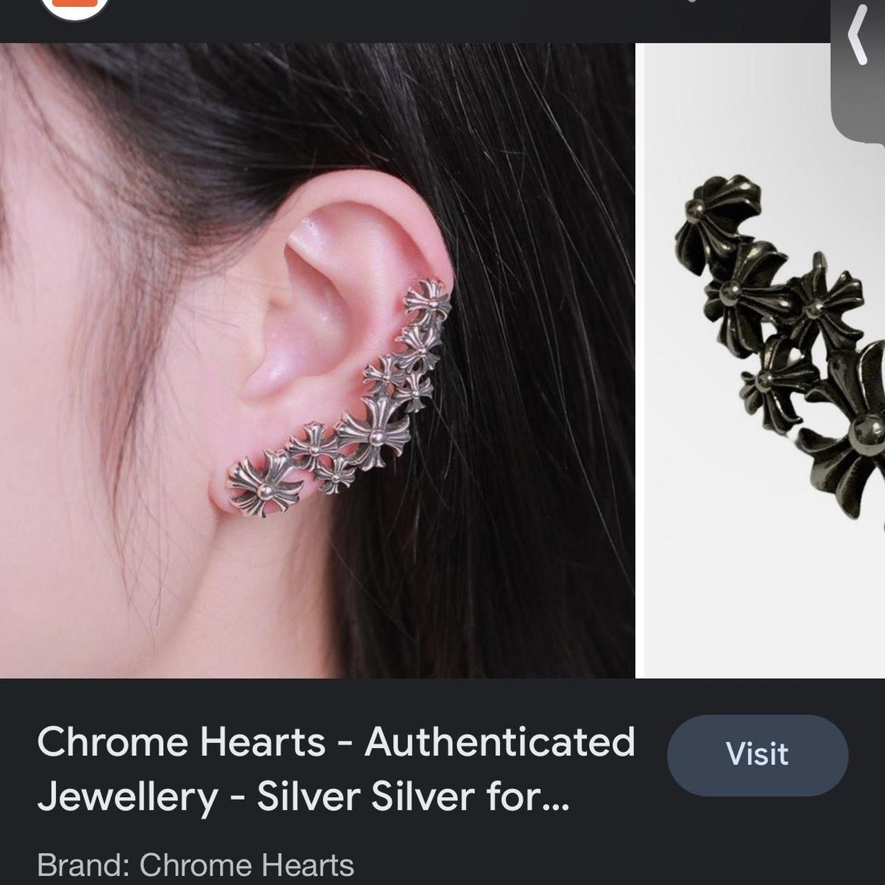CH Chrome Hearts Cluster Earring .925 One Size. Put