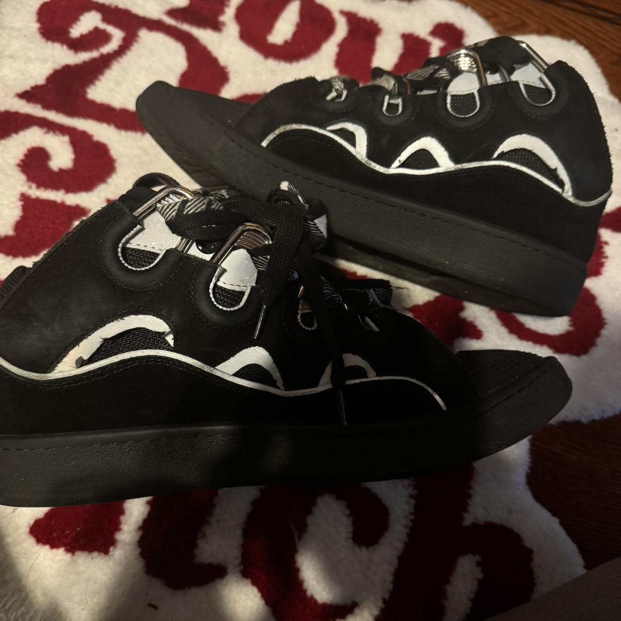 Lanvins Curb Sneaker Reflective box damaged only... | Depop