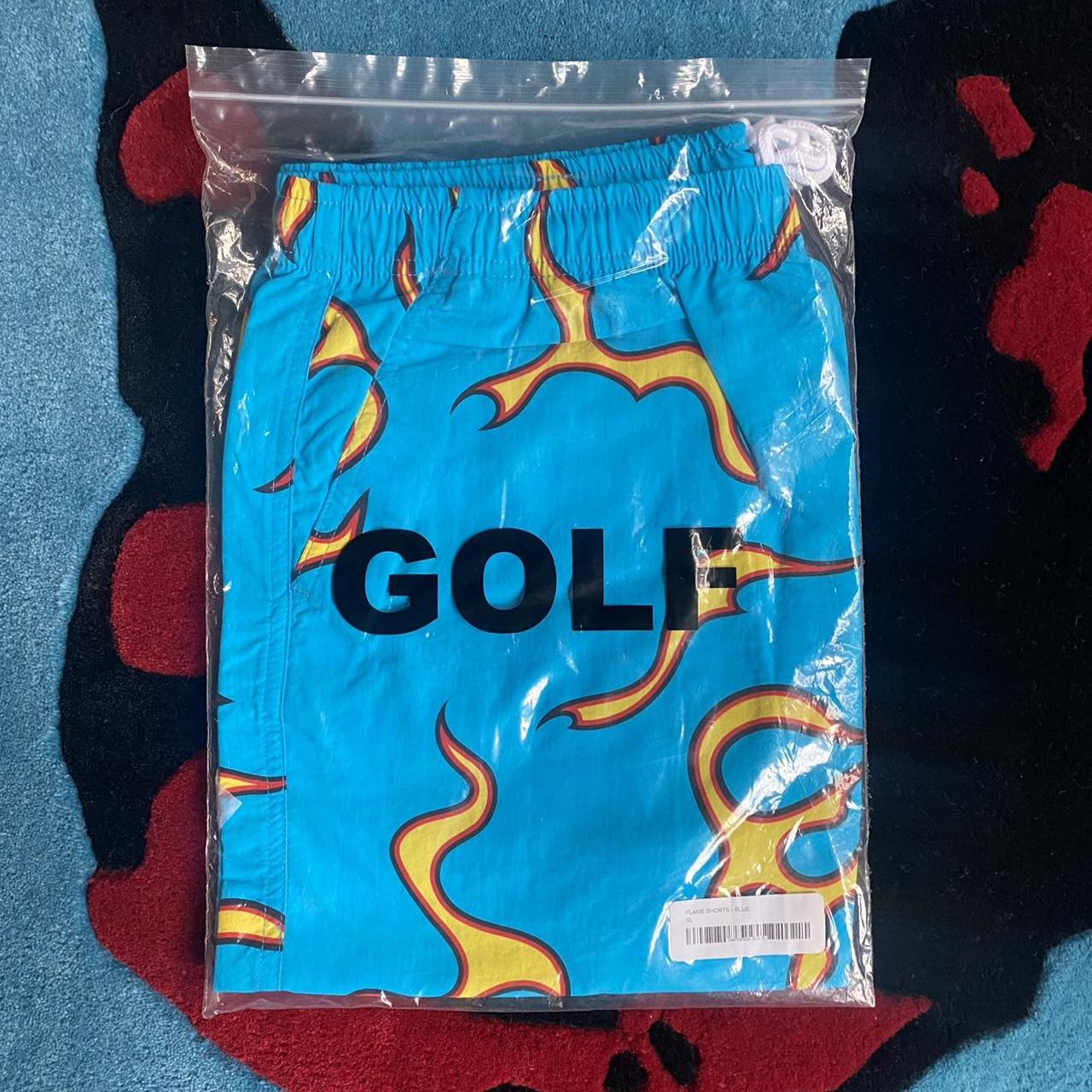 Golf Wang Flame Shorts Unopened, iconic flame... - Depop