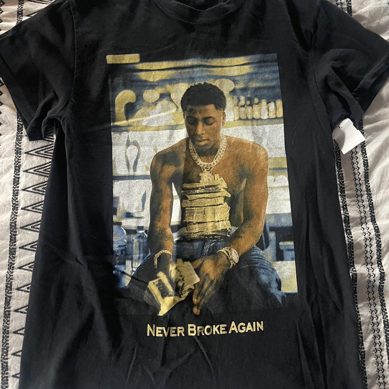 NBA Youngboy graphic tee, size S - Depop