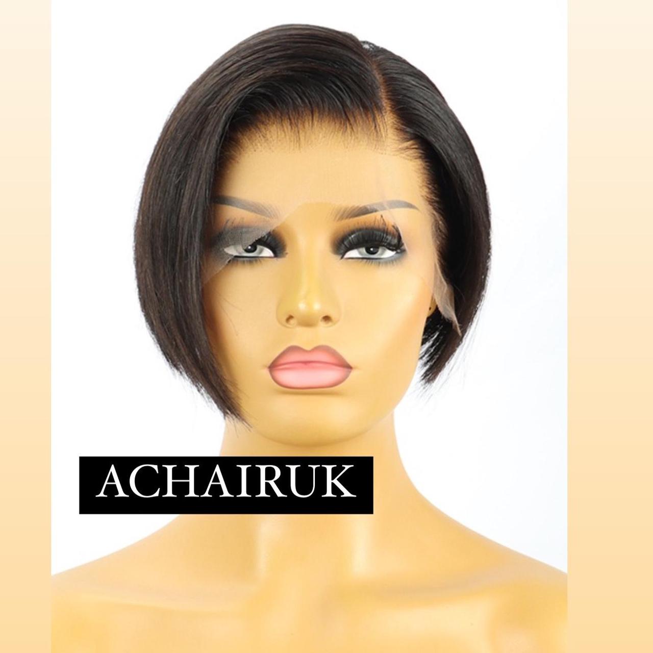 INVISIBLE HD LACE 8 Inch bob wig Lace size -... - Depop
