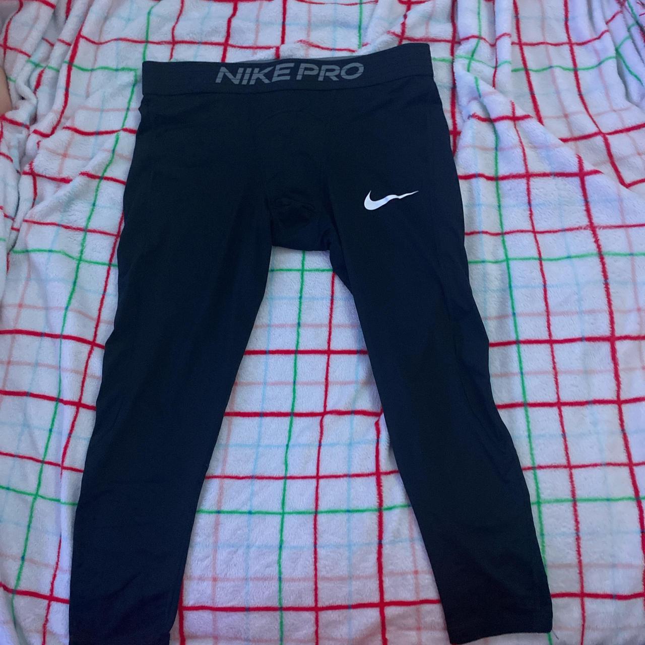 Nike Pro Compression Pants Size: XL Fits like Large - Depop