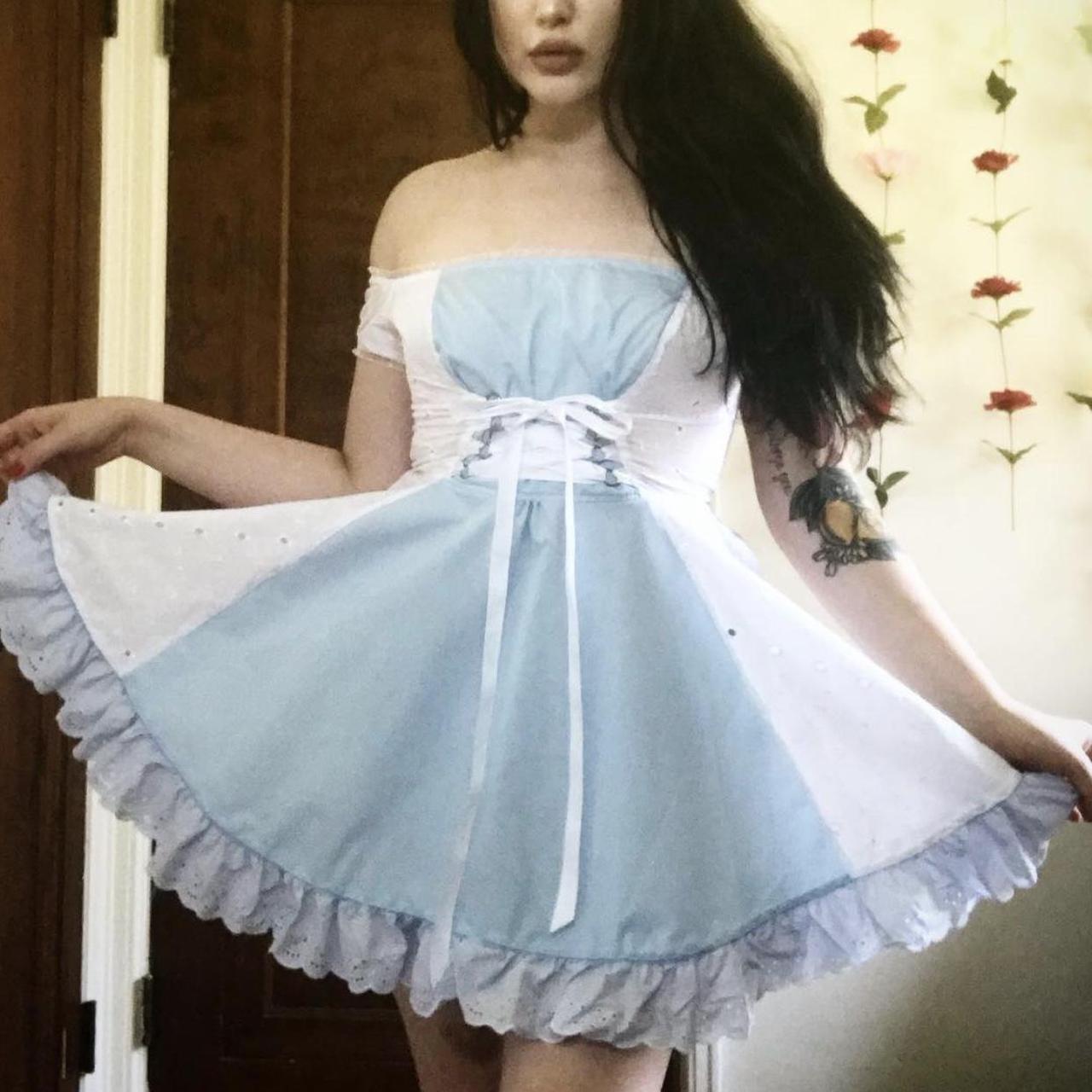 MALICIOUS DESIGNS handmade Tori barmaid dress Ultra... - Depop