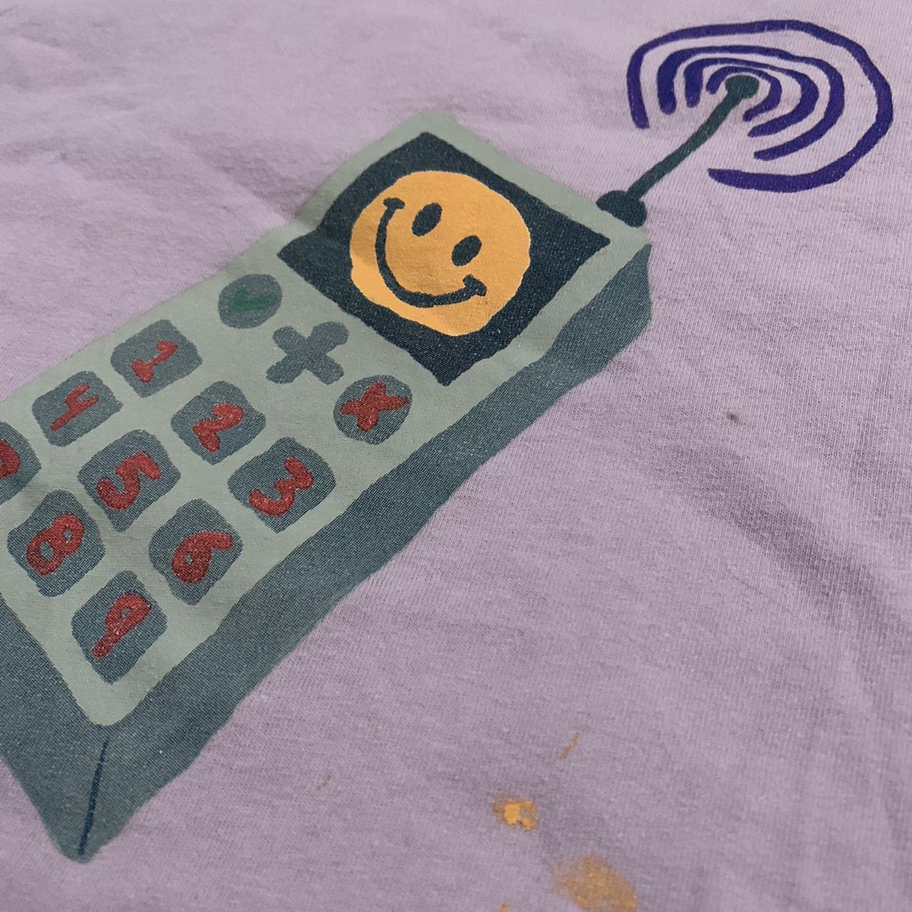 TURNOVER TOUR SHIRT PAINT ON THE FRONT WAS THERE... - Depop