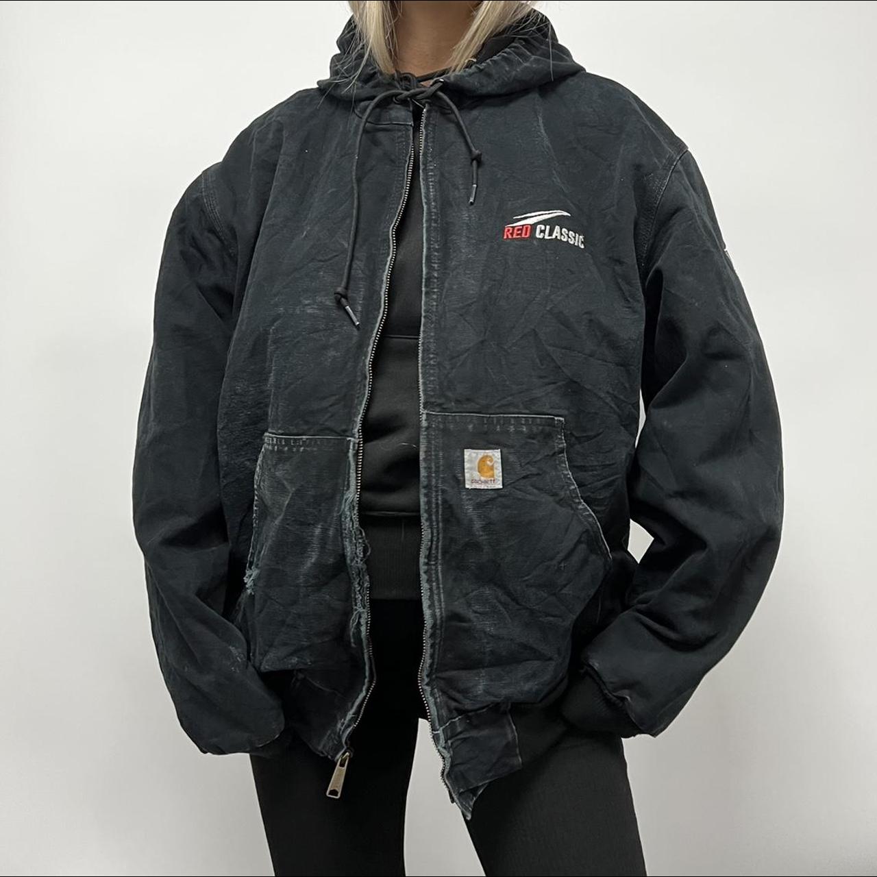 Carhartt Men's Black Jacket | Depop