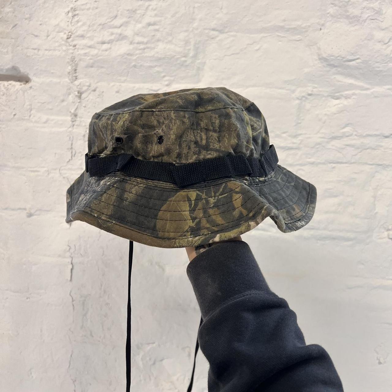 Vintage Real Tree Bucket Hat with string • perfect... - Depop