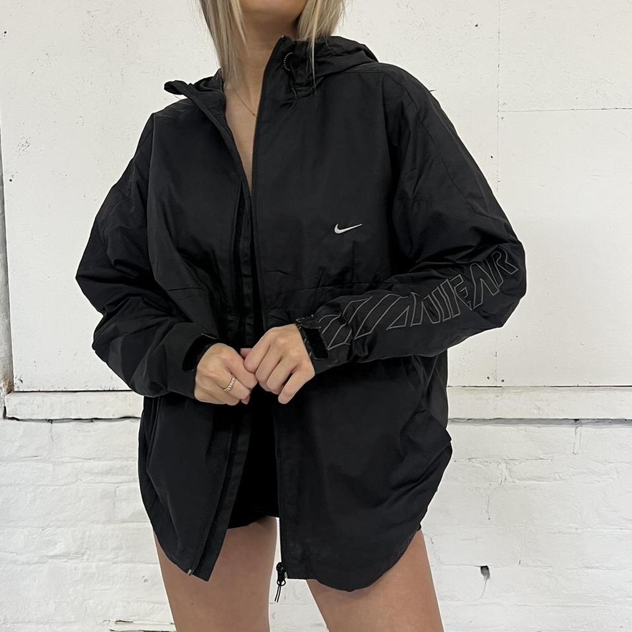 Nike Jacket • embroidered logo on chest and spell... - Depop