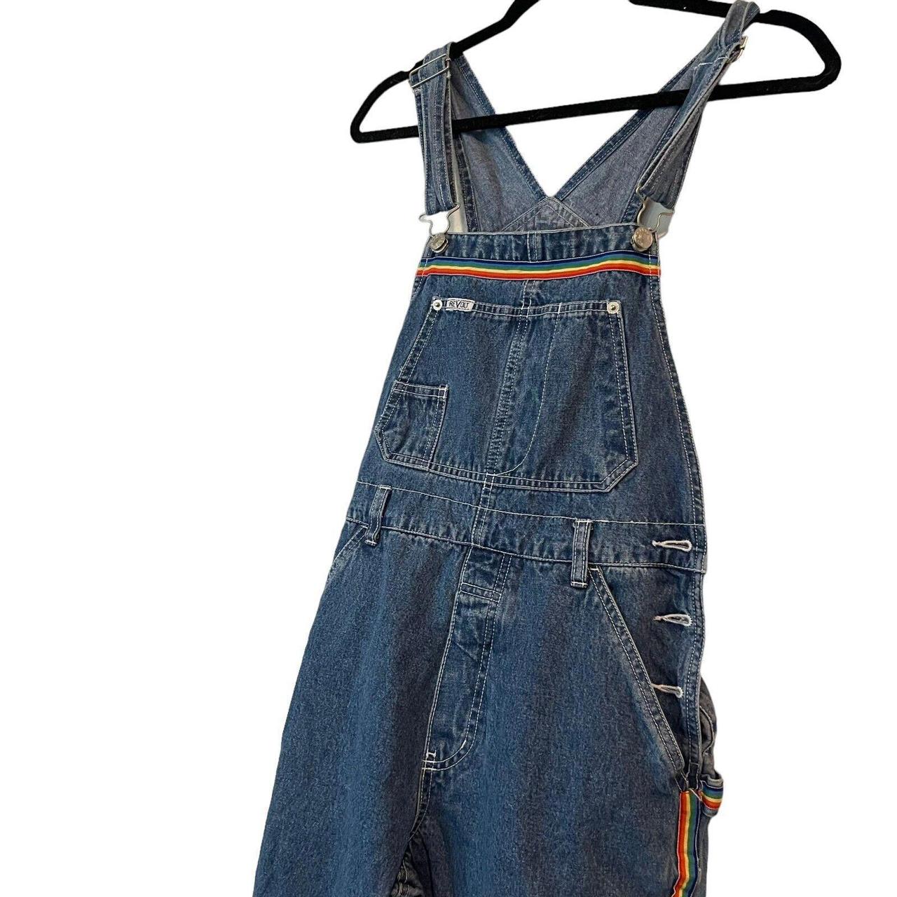 Revolt Womens Bib Denim Carpenter Overalls Vintage Depop