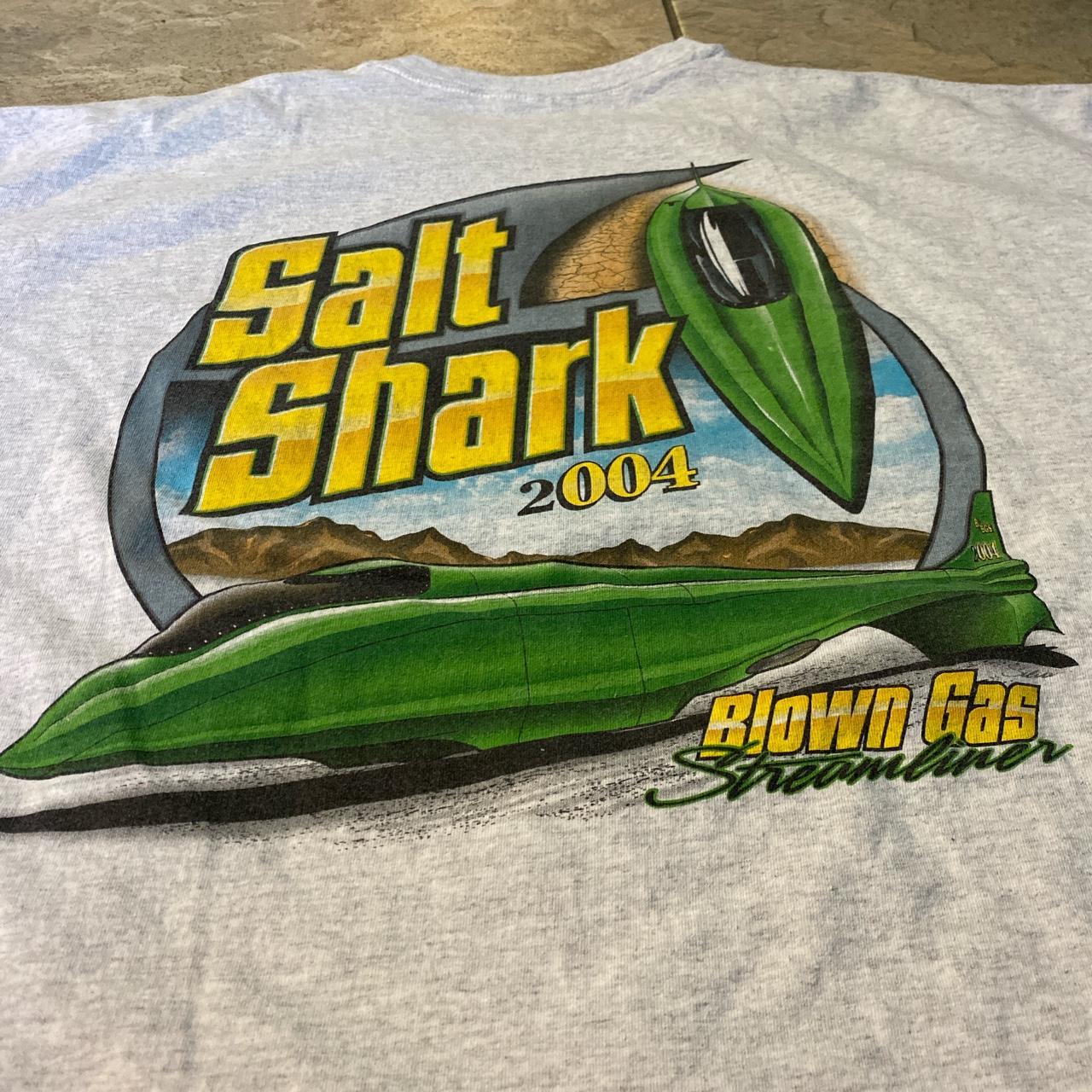 2004 salt shark graphic tee Tagless but fits... - Depop