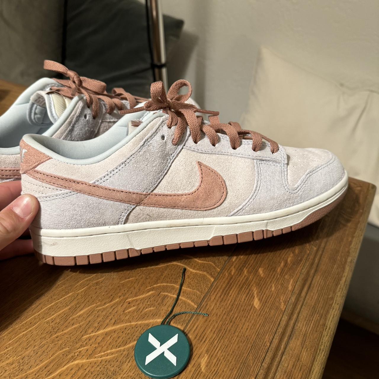 Nike Dunk Low Fossil Rose Men’s 9.5 Bought on... - Depop