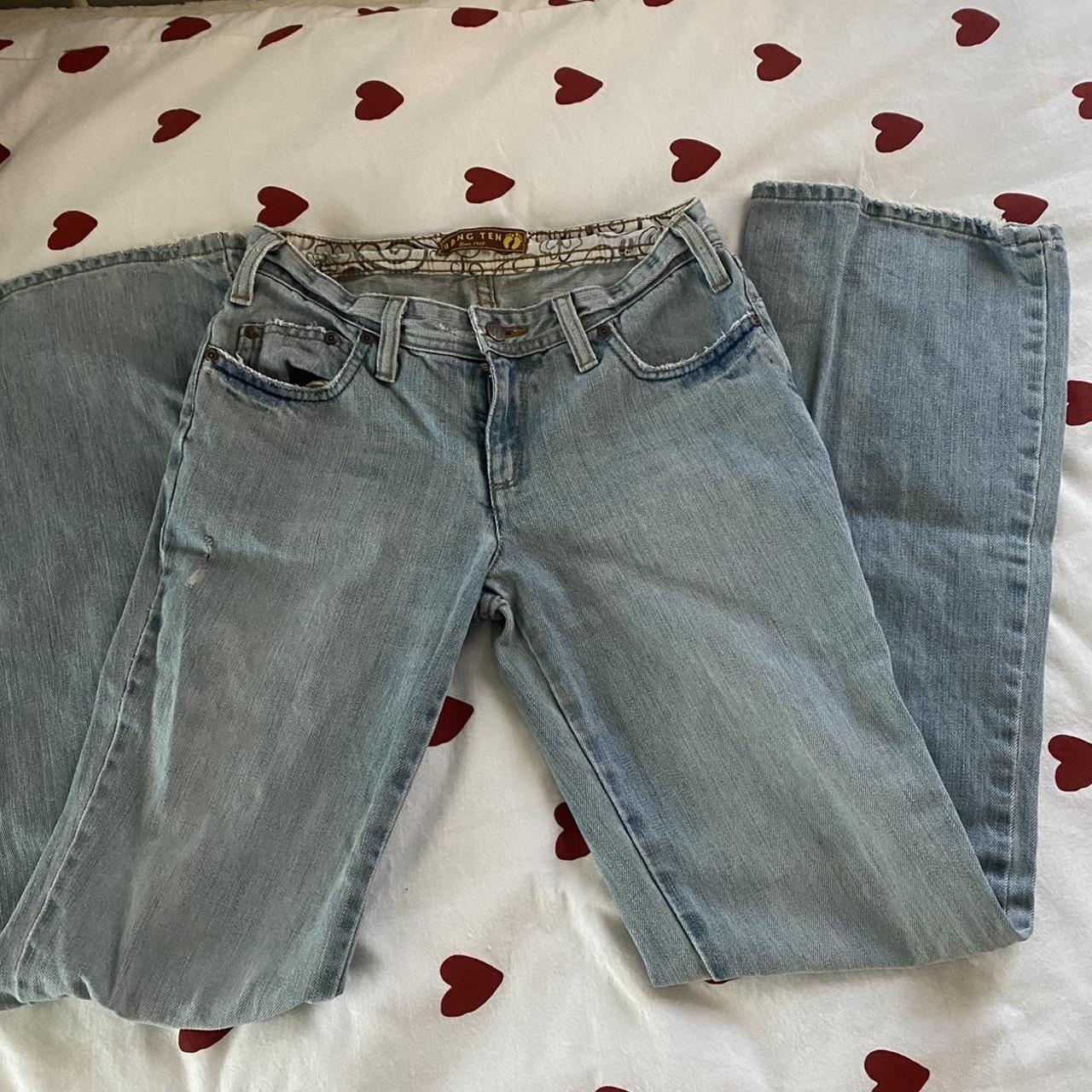 Lowrise light wash jeans - Depop