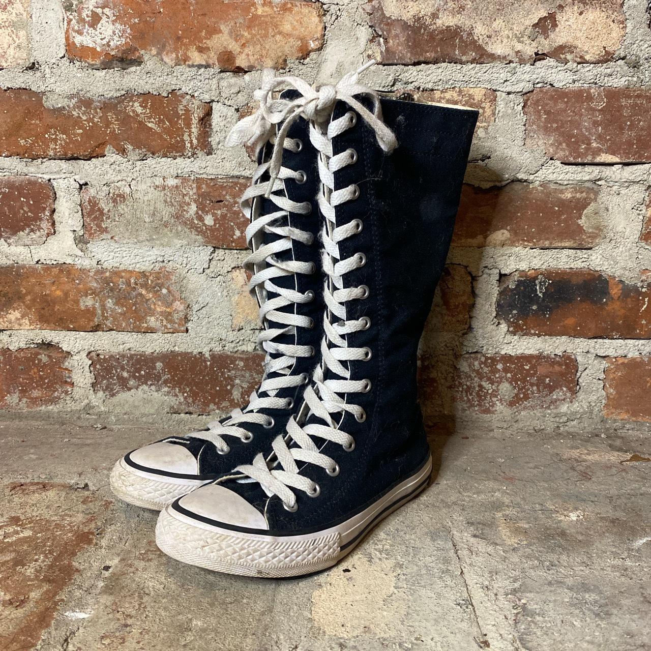 🖤Vintage 2000s Y2K shin high all start converse.... - Depop