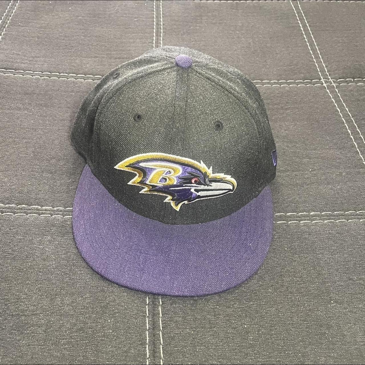 RAVENS NEW ERA NFL SNAPBACK SIZE: MEDIUM-LARGE... - Depop